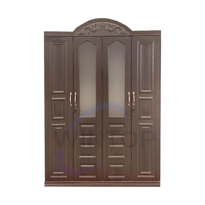 Wooden Color Steel Wardrobe